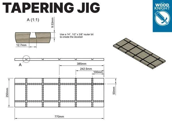 Taper Jig | The Wood Knight