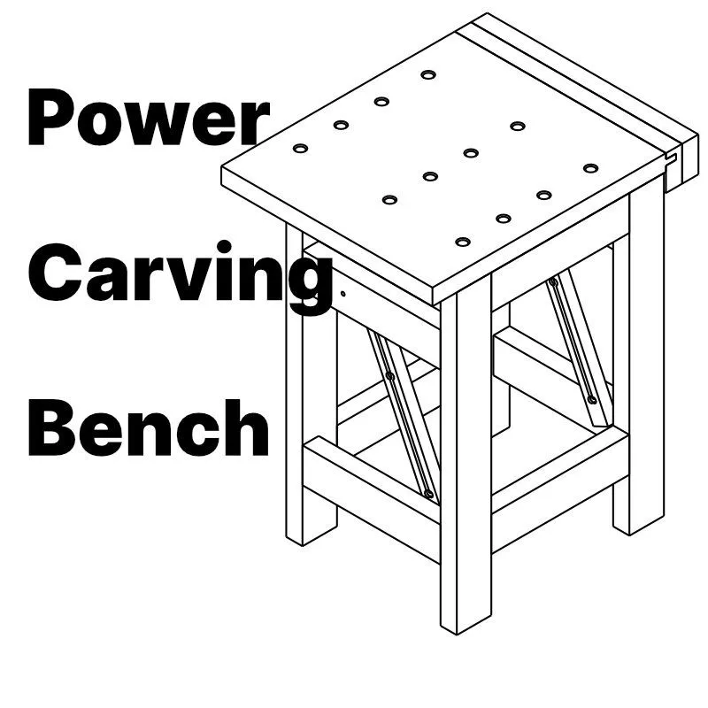 Power Carving Bench (CHOPS) | The Wood Knight